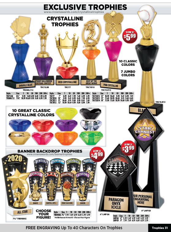 Crown Awards Catalog