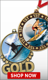 Surfing Trophies | Surfing Medals | Surfing Plaques and Awards