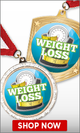 Weight Loss Trophies | Weight Loss Medals | Weight Loss Plaques and Awards