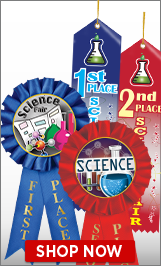 Science Fair Ribbons - Crown Awards