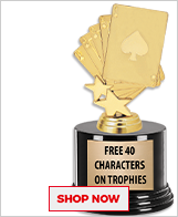 Poker Trophies | Poker Medals | Poker Plaques and Awards