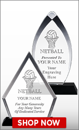 Netball Trophies | Netball Medals | Netball Plaques and Awards
