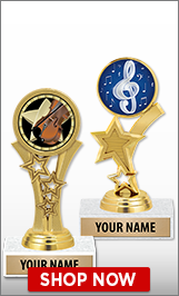 Violin Trophies - Violin Medals - Violin Plaques and Awards
