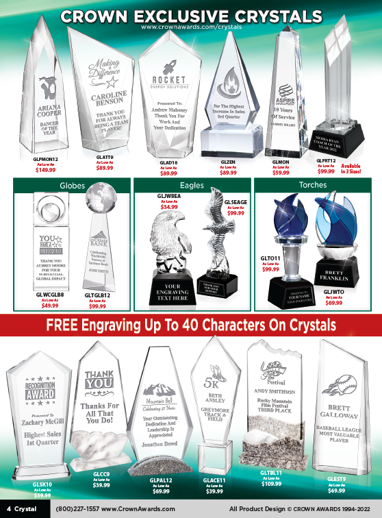 Crown Awards Catalog