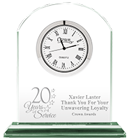 Award Clocks | Personalized Clocks | Crystal Clocks