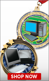 Computer Trophies - Computer Medals - Computer Plaques and Awards