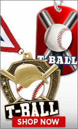 T-Ball Trophies - T-Ball Medals - T-Ball Plaques and Awards