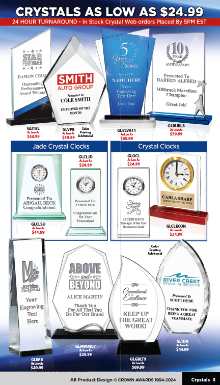 Crown Awards Catalog