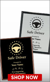 Safe Driver Trophies | Safe Driver Medals | Safe Driver Plaques and Awards