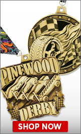 Pinewood Derby™ Trophies- Pinewood Derby™ Medals - Pinewood Derby ...