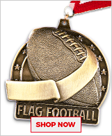 Flag Football Trophies | Flag Football Medals | Flag Football Plaques ...