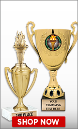 Torch Trophies - Torch Medals - Torch Plaques and Awards