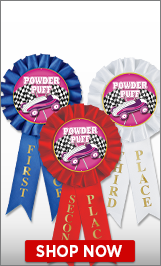 Powder Puff Trophies - Powder Puff Medals - Powder Puff Plaques and Awards