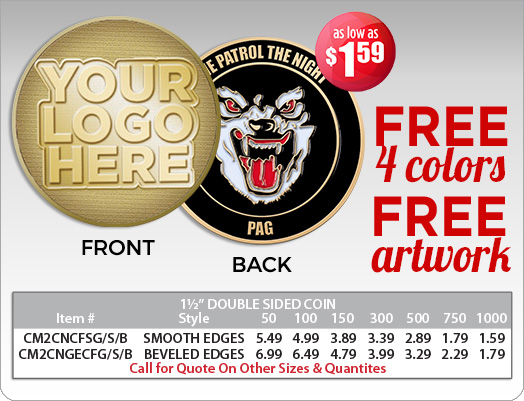 Challenge Coins | Custom Challenge Coin Medals