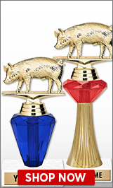 Pig Trophies - Pig Medals - Pig Plaques and Awards
