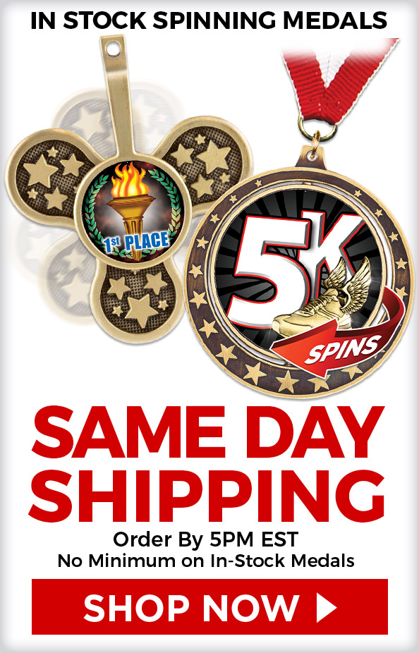 Custom Spin Medals | Custom Medals |