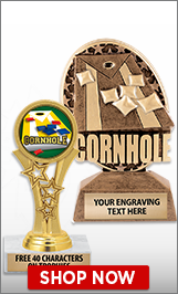 Cornhole Trophies | Cornhole Medals | Cornhole Plaques and Awards