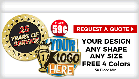 Years of Service Pins | Custom Service Award Pins