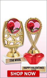 Valentines Day Trophies - Valentines Day Medals - Valentines Day ...