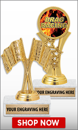 Drag Racing Trophies | Drag Racing Medals | Drag Racing Plaques and Awards