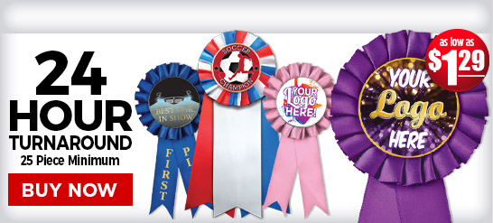 Custom Ribbons | Custom Award Ribbons | Rosette Ribbons