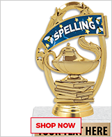 Spelling Trophies | Spelling Medals | Spelling Plaques and Awards