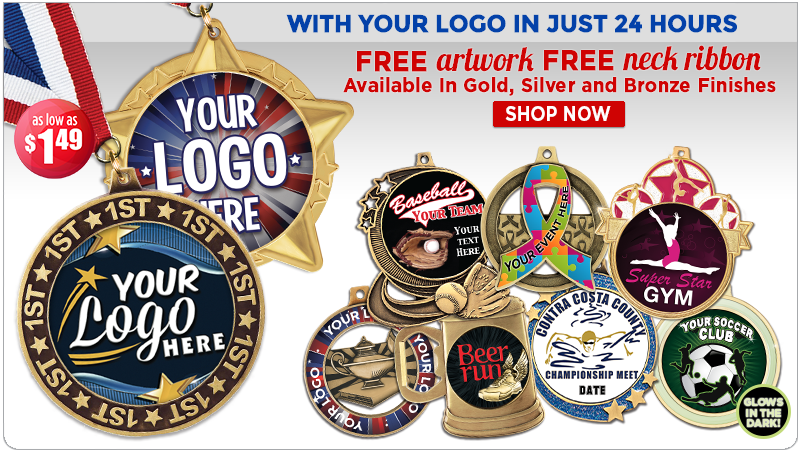 Custom Insert Medals