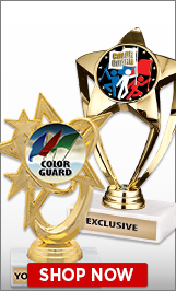 Color Guard Trophies - Color Guard Medals - Color Guard Plaques and Awards
