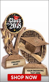 Graduation Trophies - Graduation Medals - Graduation Plaques and Awards
