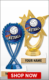 Netball Trophies | Netball Medals | Netball Plaques and Awards