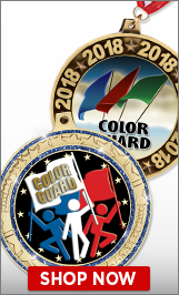Color Guard Trophies - Color Guard Medals - Color Guard Plaques and Awards