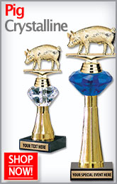 Pig Trophies - Crown Awards