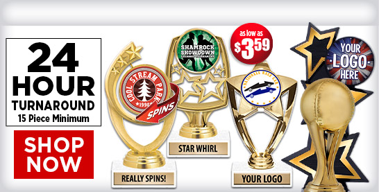 Custom Trophies | Award Trophies | Custom Logo Trophies