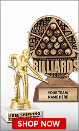 Billiards Trophies | Billiards Medals | Billiards Plaques and Awards