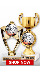 Pastry Chef Trophies | Pastry Chef Medals | Pastry Chef Plaques and Awards