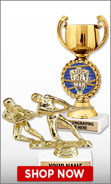 Tug of War Trophies - Tug of War Medals - Tug of War Plaques and Awards