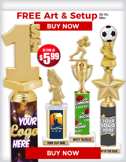 Custom Trophies | Award Trophies | Custom Logo Trophies