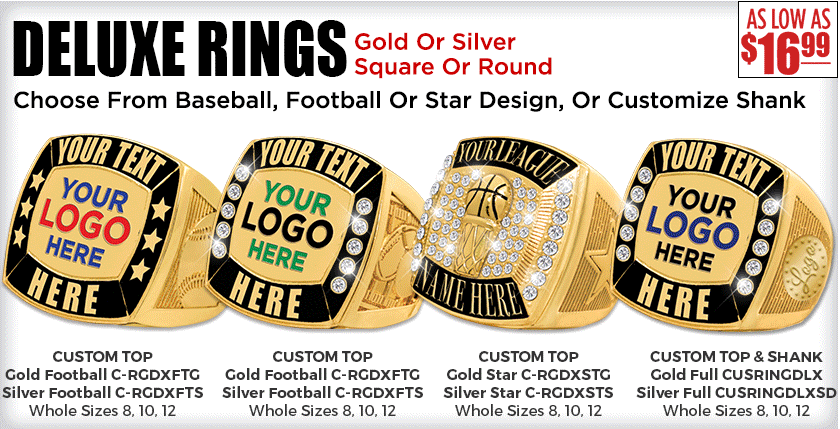 Custom Championship Rings | School Sports Champion Rings and More!
