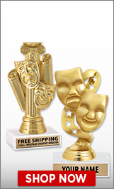 Drama Trophies - Drama Medals - Drama Plaques and Awards