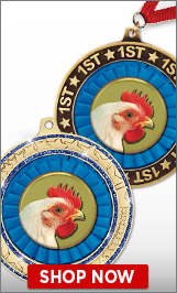 Chicken Trophies | Chicken Medals | Chicken Plaques and Awards