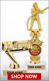 Firefighter Trophies | Firefighter Medals | Firefighter Plaques and Awards