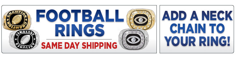 Football Championship Rings | Custom Football Championship Rings