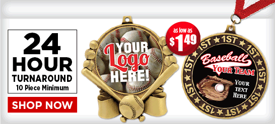 Custom Baseball Medals | Baseball Medals With Your Logo