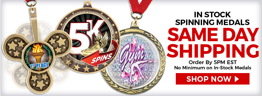 Custom Spin Medals | Custom Medals |