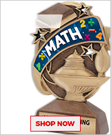 Math Trophies | Math Medals | Math Plaques and Awards