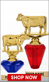 Cow Trophies | Cow Medals | Cow Plaques and Awards