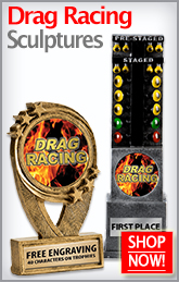 Drag Racing Trophies - Crown Awards