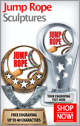 Jump Rope Trophies - Crown Awards
