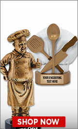 Cooking Trophies - Cooking Medals - Cooking Plaques and Awards