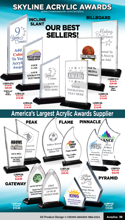 Crown Awards Catalog